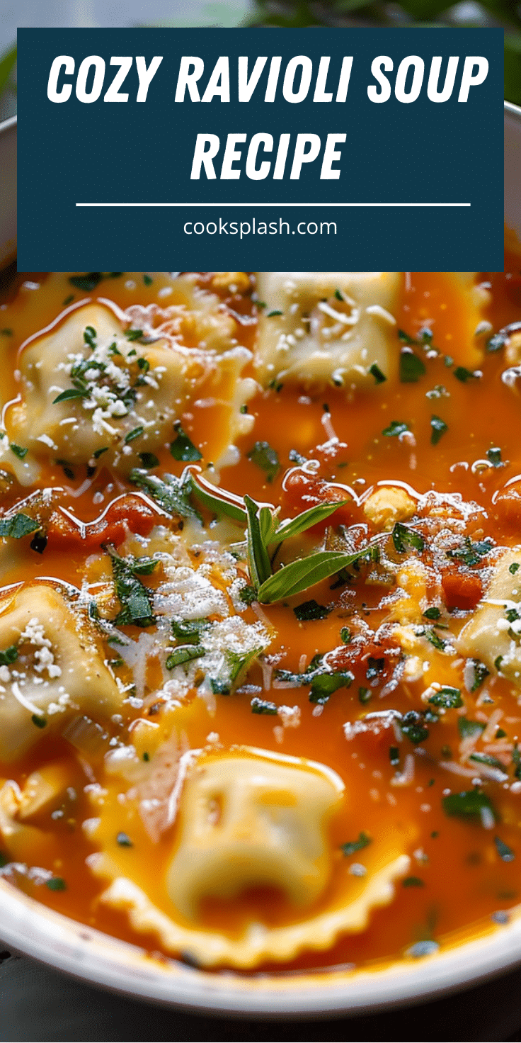 Cozy Ravioli Soup Recipe – A Warm Hug in a Bowl | Cook Splash