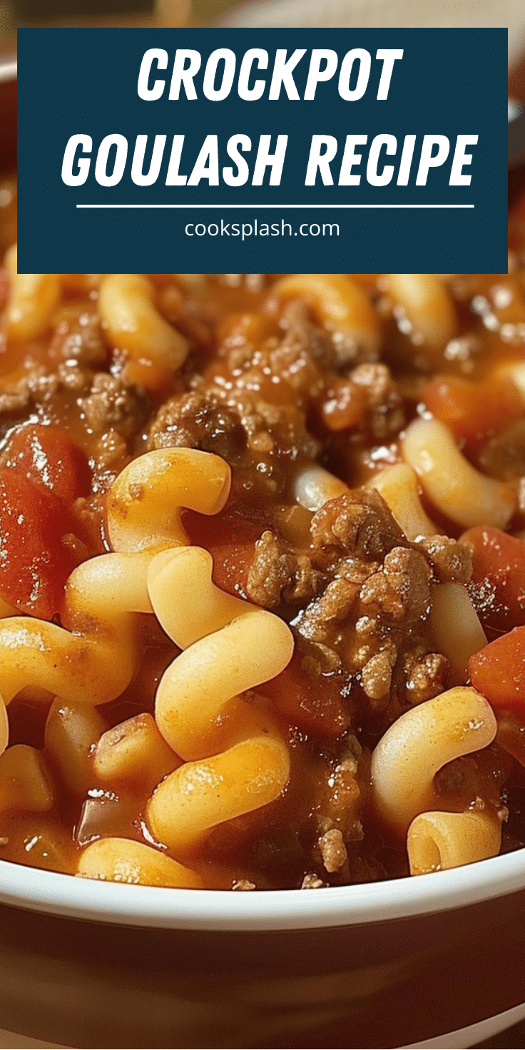 Crockpot Goulash Recipe | Cook Splash