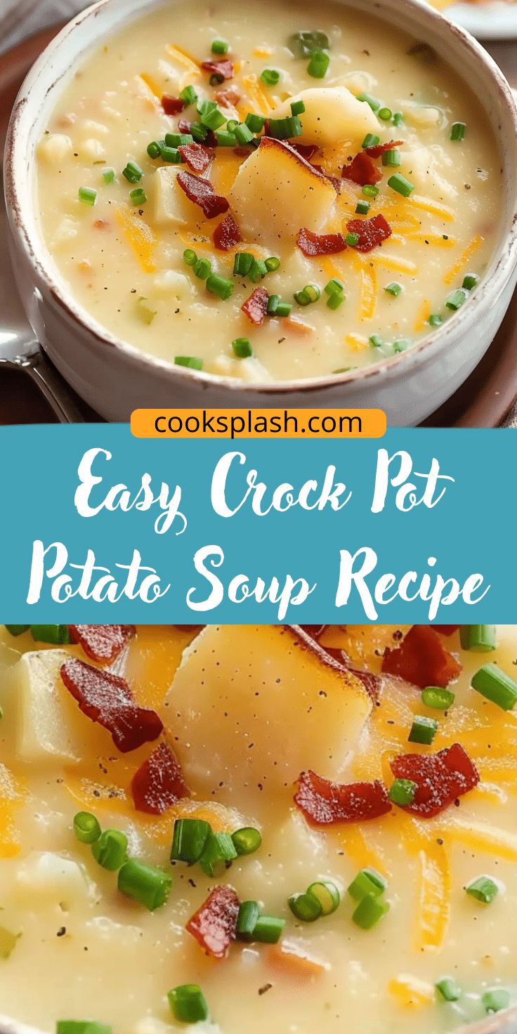 Easy Crock Pot Potato Soup Recipe | Cook Splash