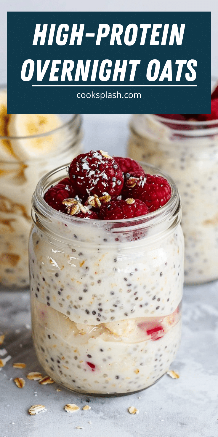 High-Protein Overnight Oats | Cook Splash