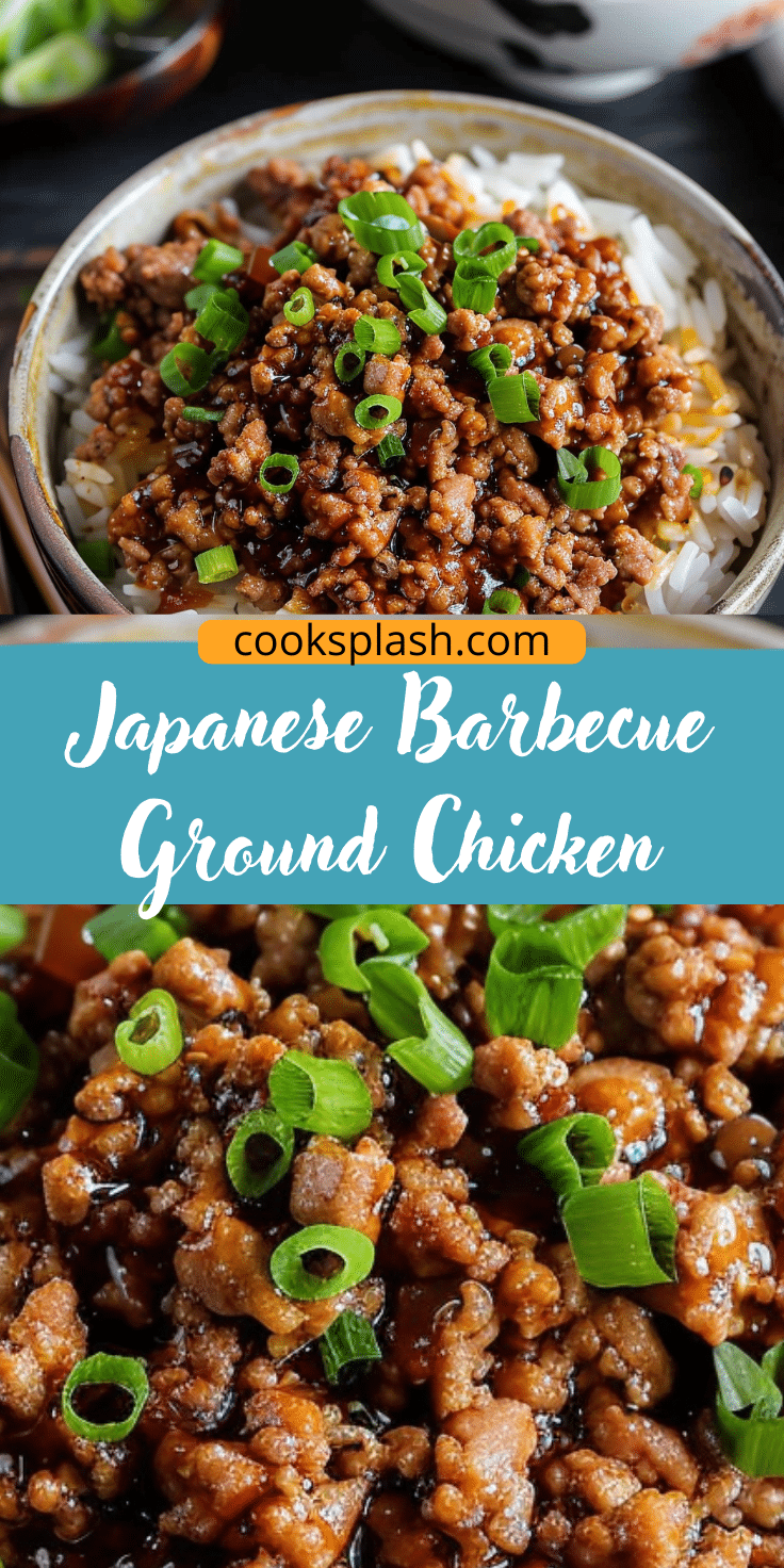 Japanese Barbecue Ground Chicken | Cook Splash