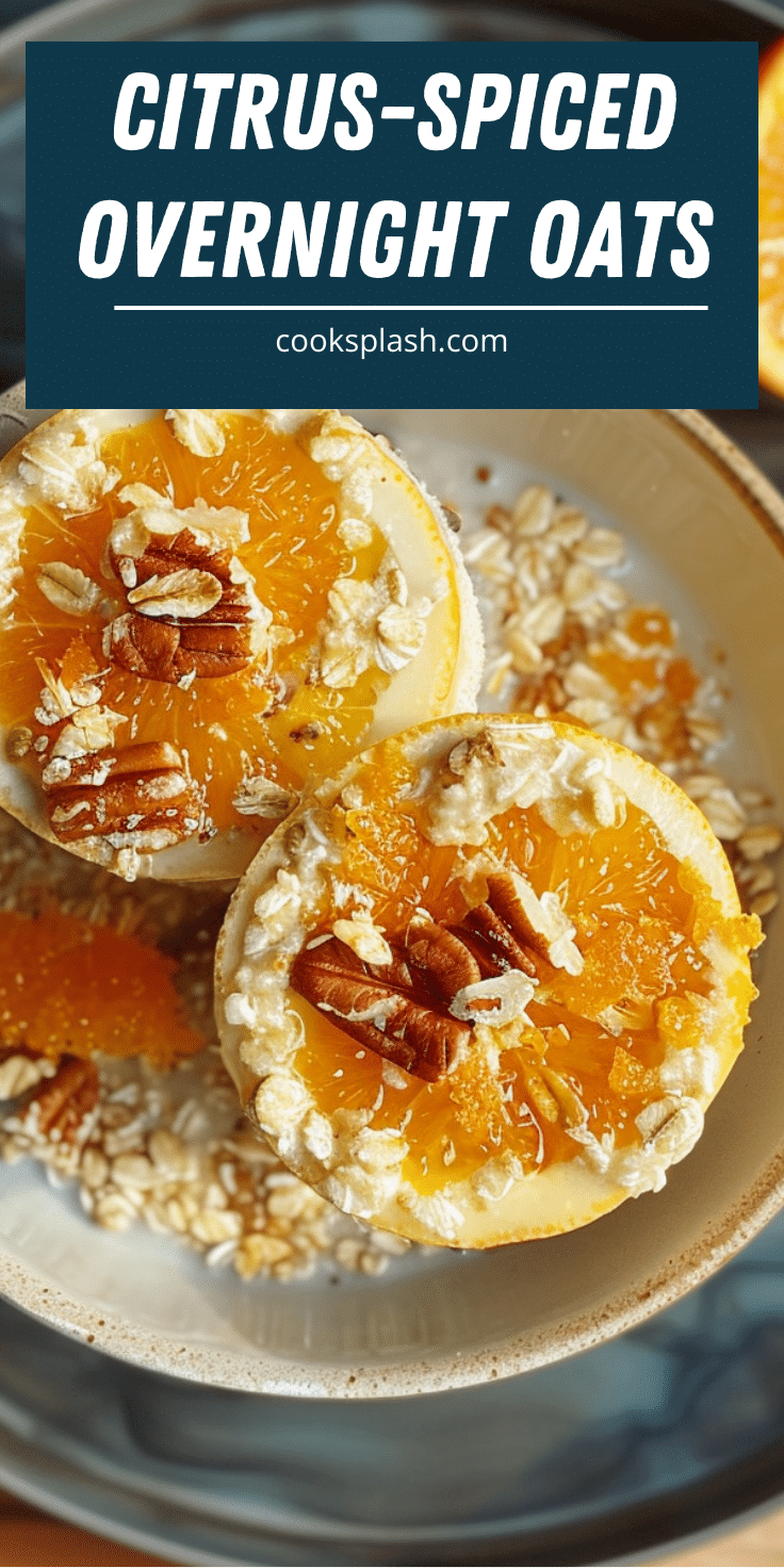 Citrus-Spiced Overnight Oats | Cook Splash