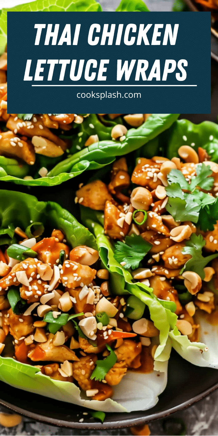 Thai Chicken Lettuce Wraps | Cook Splash